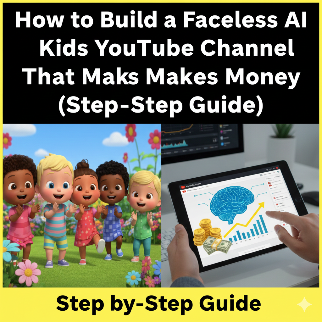 How to Build a Faceless AI Kids YouTube Channel That Makes Money (Step ...